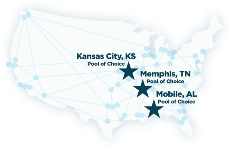 Chassis Pool Equipment in Kansas City, Memphis, and Mobile - Milestone